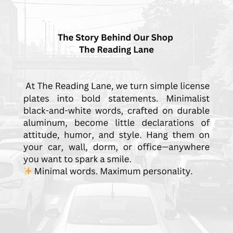 License Plate, Burner A Gift Tag for Those That Love to Go to That ...