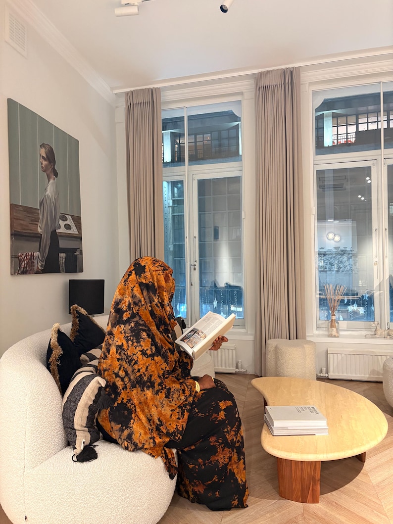 Handgefertigtes Tie-Dye Somali Baati Set | Luxus Modestwear mit ...