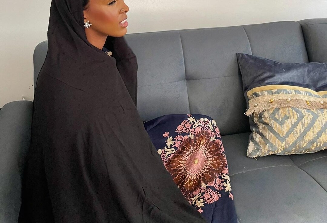 Elegant Black Garbasaar | Somali Wrap | Lightweight Everyday Shawl - Etsy