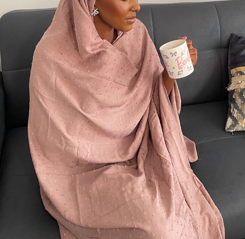 Soft Blush Pink Garbasaar | Traditional Somali Wrap | Lightweight ...