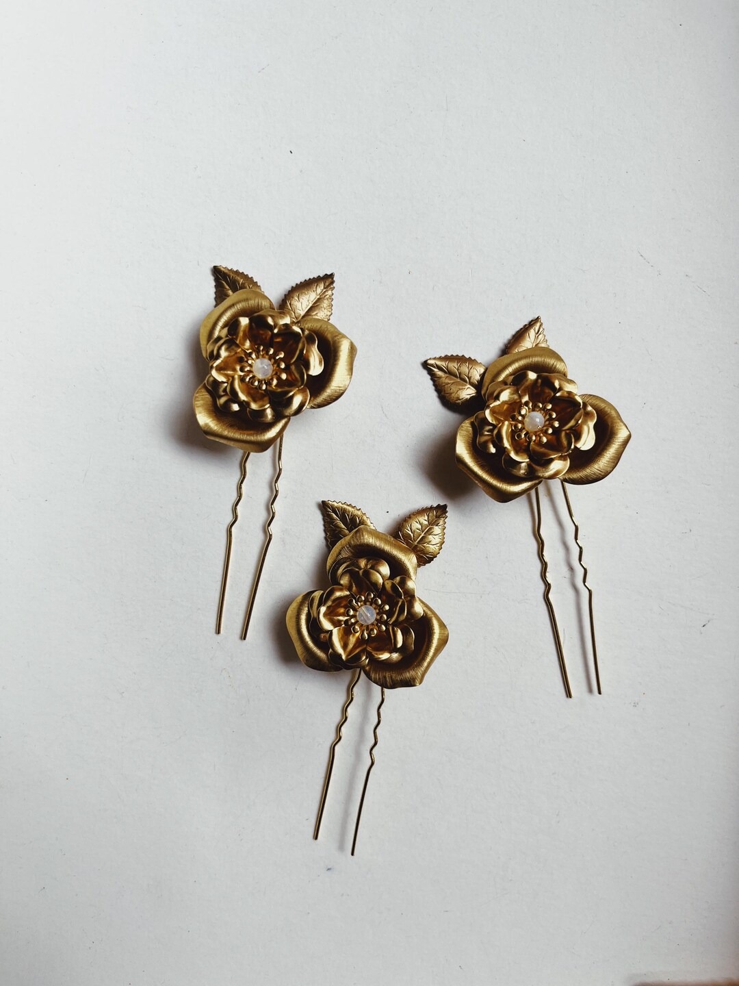 Garden Rose Pin Set, #1616 - Etsy