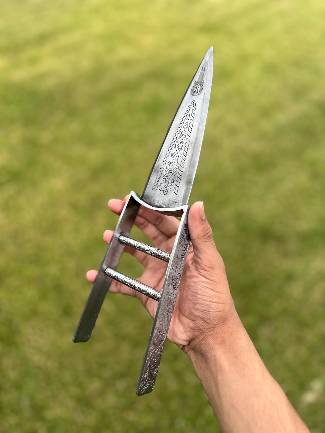 Katar, Sikh Shastar, Sarbhloh Sikh Blade, Qatar, Khanjar, Kamani Katar ...
