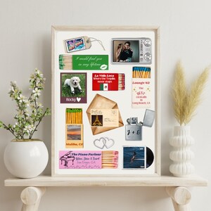 Editable Matchbook Poster Template | Blank Matchbook Template | Digital ...