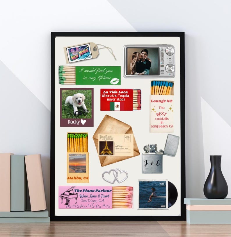 Editable Matchbook Poster Template | Blank Matchbook Template | Digital ...