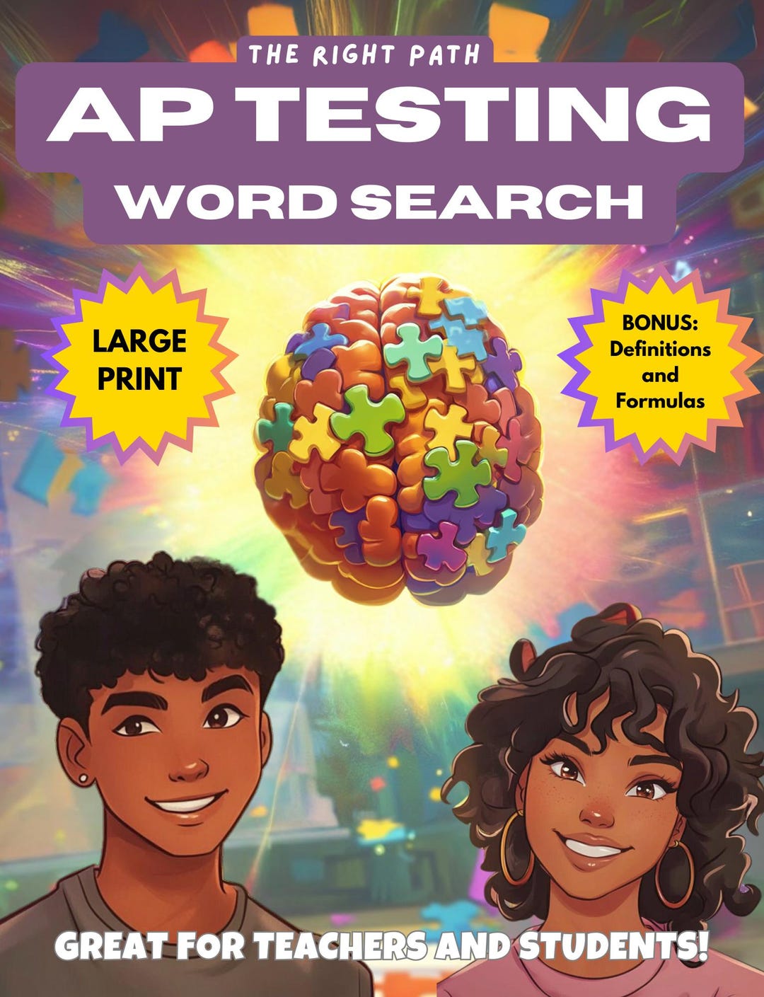 AP Testing Word Search Book - Etsy