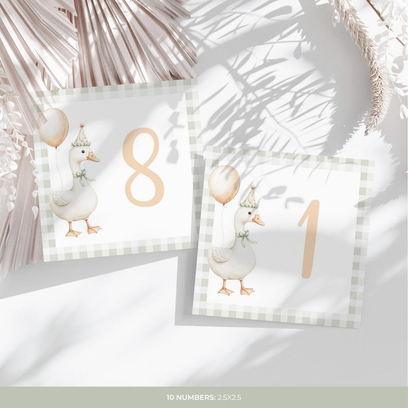 Editable Silly Goose Baby Shower Games Bundle | Floral Goose Baby ...