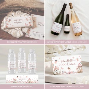 Fairy Baby Shower Bundle | Magical Fairy Baby Shower Invitation Pack ...