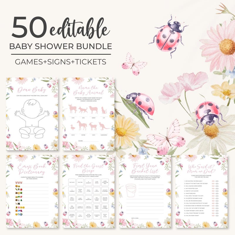 Ladybug Baby Shower - Etsy