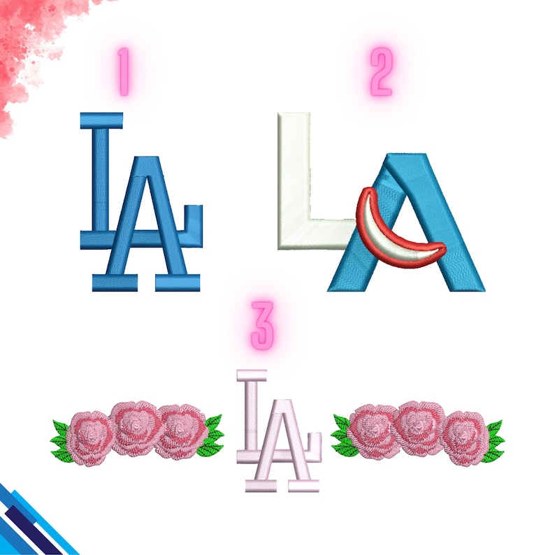 10 LA 3D Puff Embroidery Designs for Hats - Los Angeles Embroidery ...