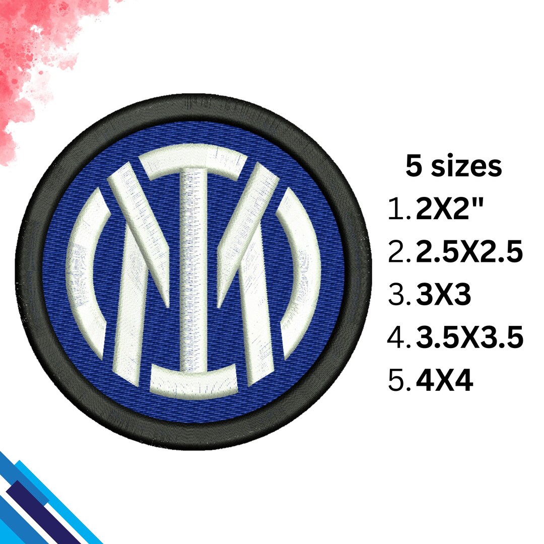 Inter Milan Logo Embroidery Design | Football Club Badge | Pes Dst Emb ...