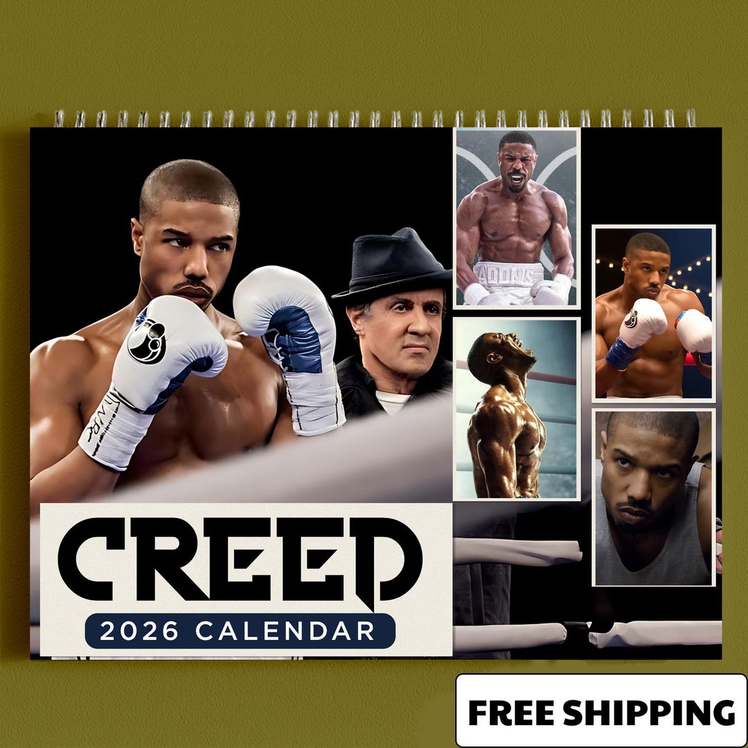 Creed Inspiration Calendar 2026, Michael B Jordan Discipline Quotes ...