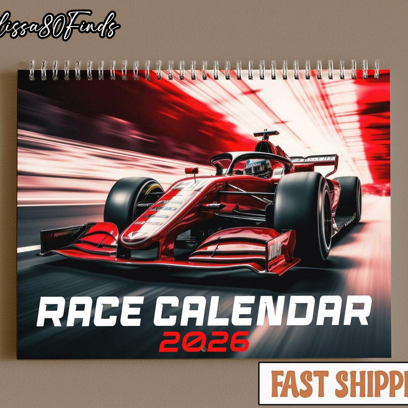 F1 Team Wall Calender - Etsy Canada