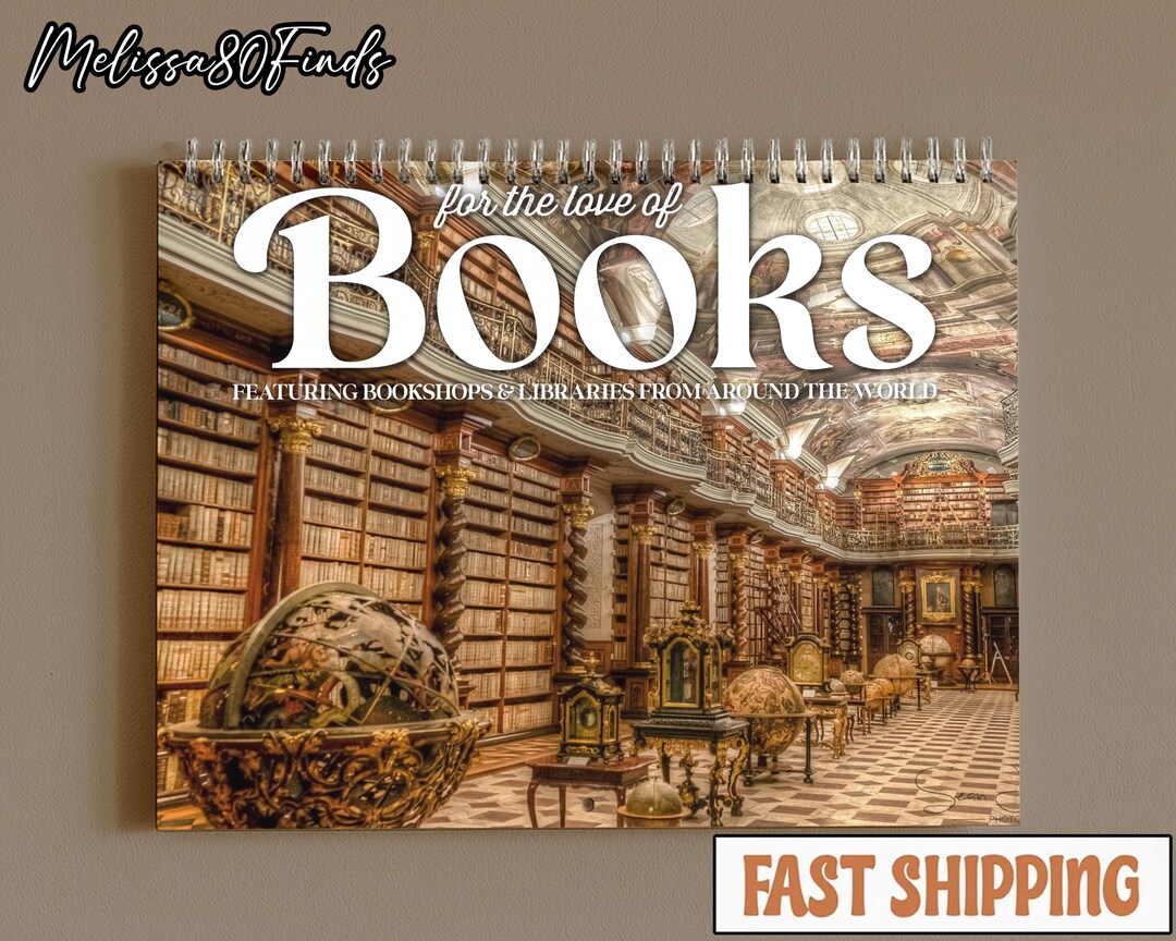 2026 Bookish Calendar, Cozy Reading Calendar for Book Lovers, Monthly ...