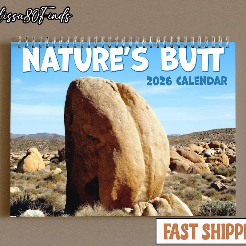 Butt Calendar - Etsy