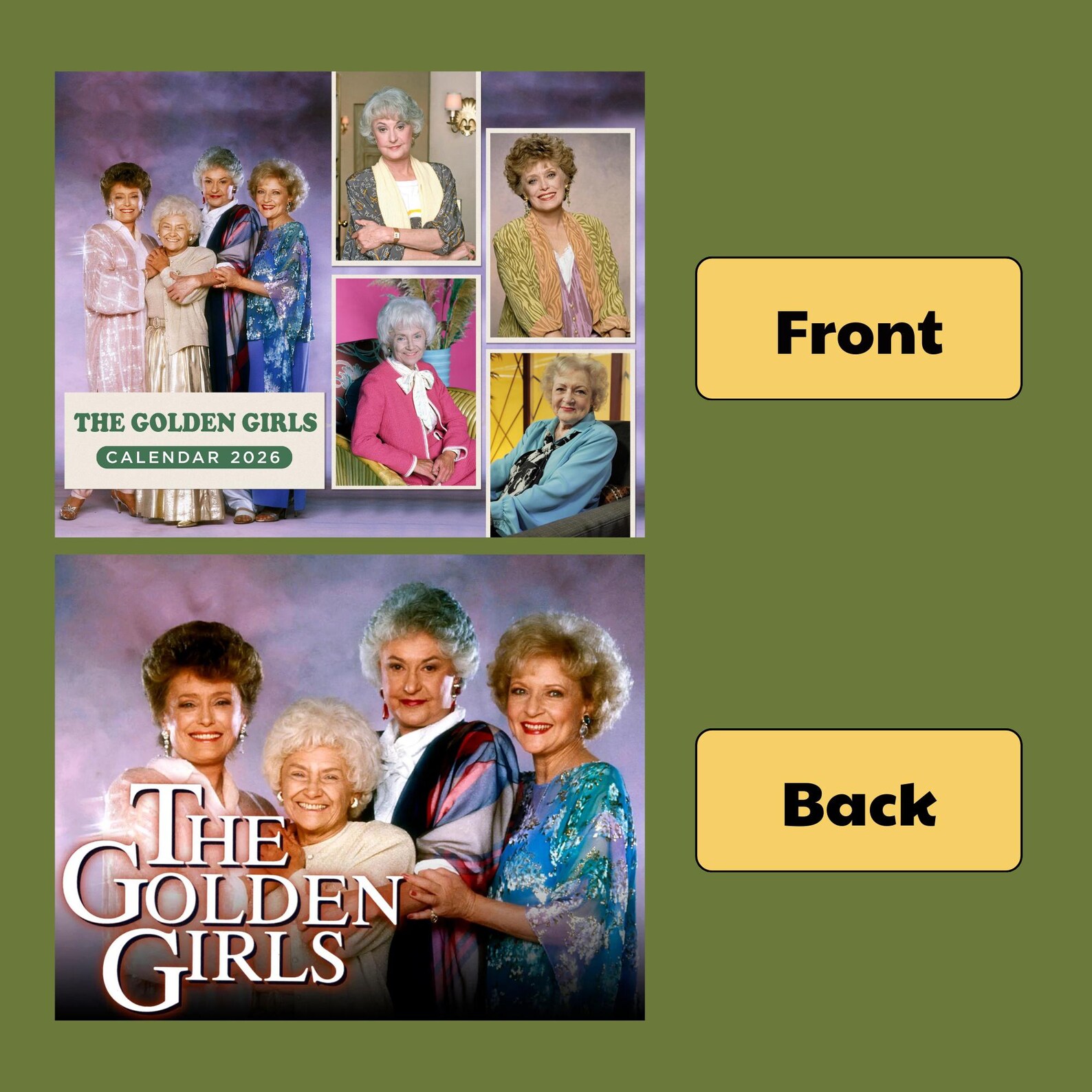 The Golden Girls 2026 Wall Calendar, Grandma Monthly Planner - Etsy Canada