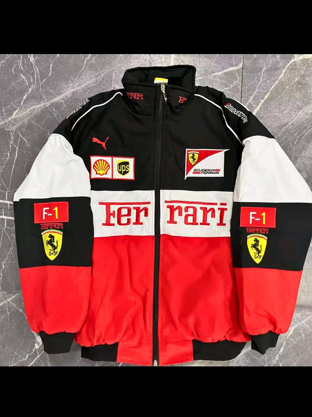 Ferrari F1 Bomber Racing Jacket Embroidered - Etsy