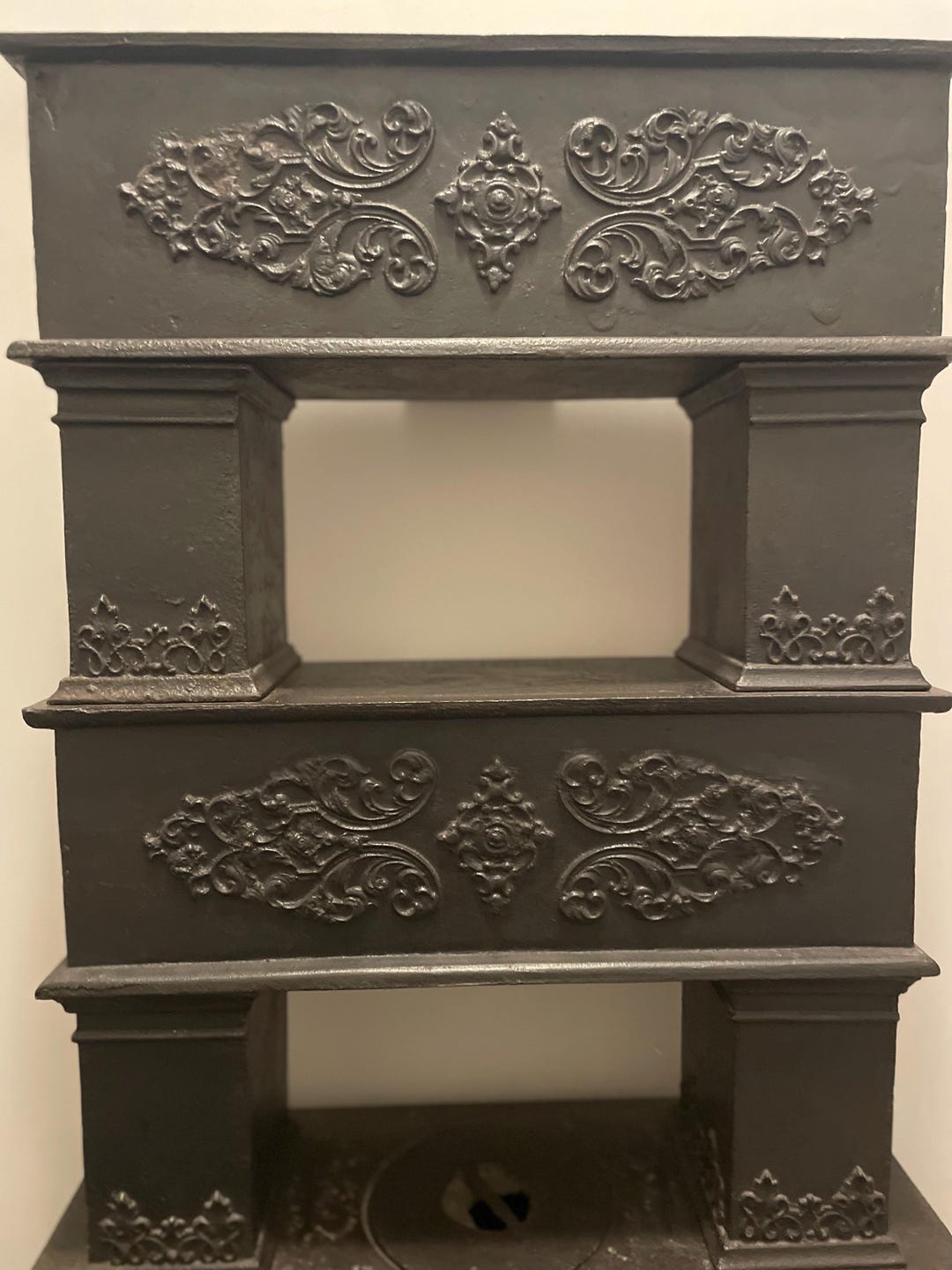 Antique, Cast Iron Stove, Used by Tailors and House Maids for Warming ...
