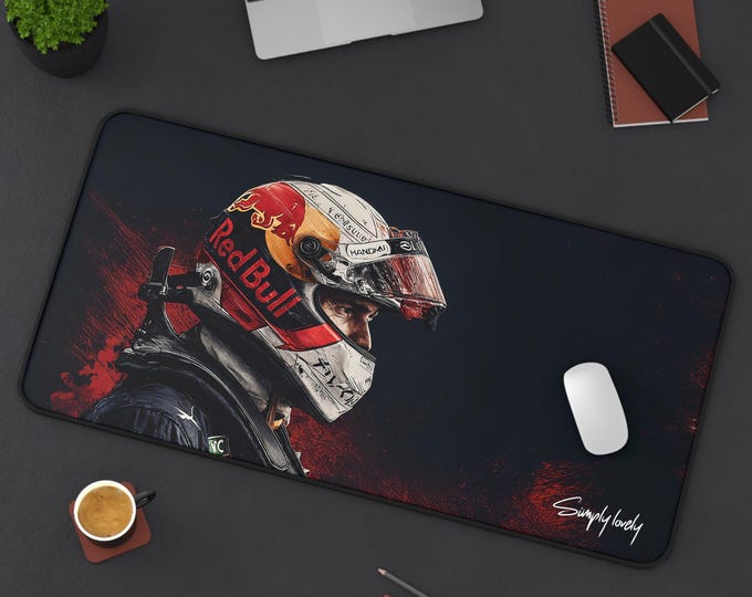 Red Bull F1 Desk Mat: Extended Racing Mouse Pad for Gamers - Etsy