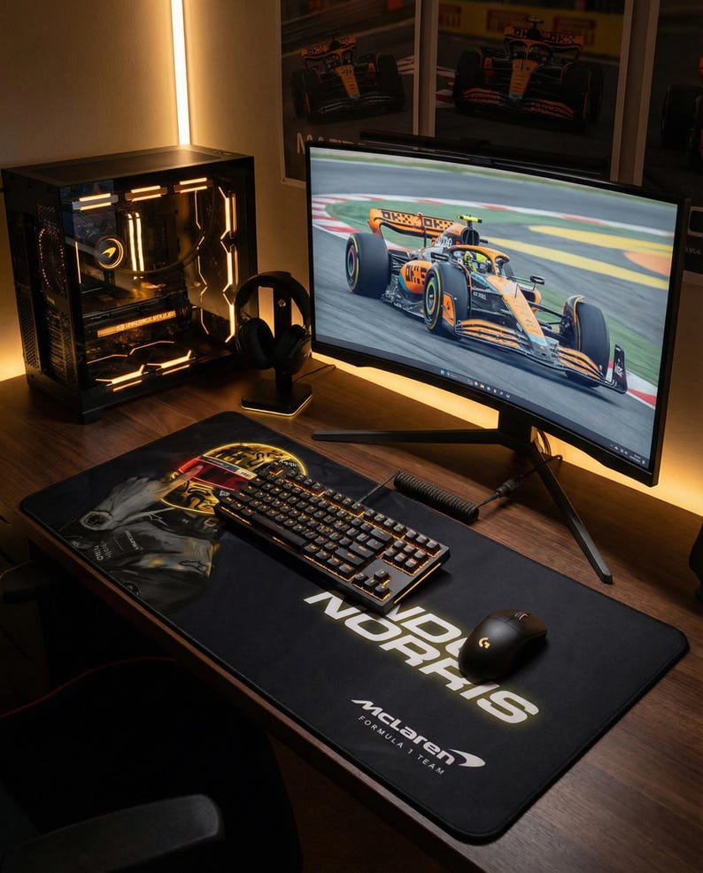 F1 Lando Norris Champion Desk Mat | Formula 1 Gaming - Etsy