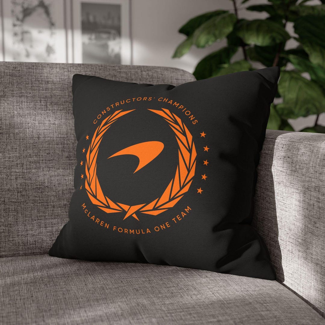 Mclaren F1 Championship Motorsports Pillow | Formula 1 Racing Team ...