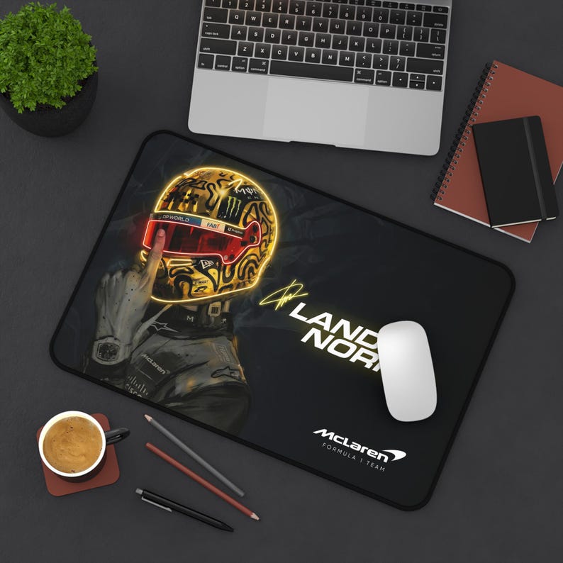 F1 Lando Norris Champion Desk Mat | Formula 1 Gaming - Etsy