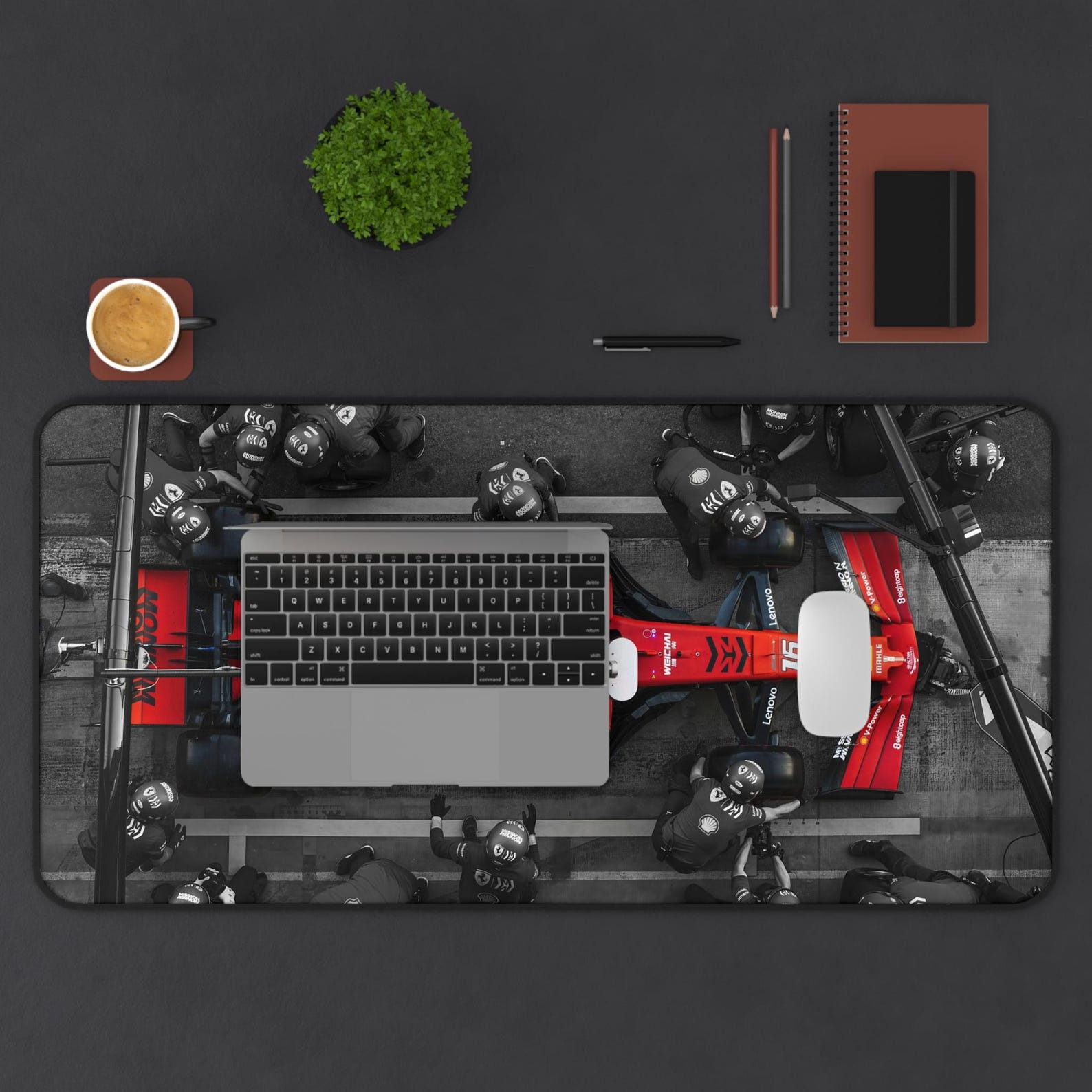 F1 Ferrari Pit Stop Desk Mat, Formula 1 Motorsports Team - Etsy