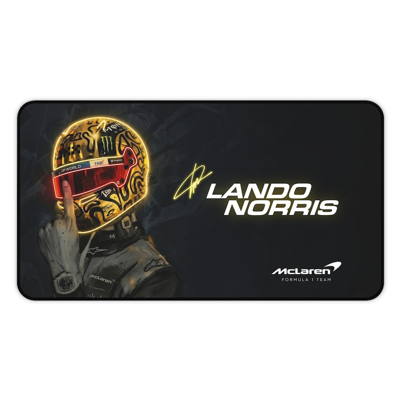 F1 Lando Norris Champion Desk Mat | Formula 1 Gaming - Etsy