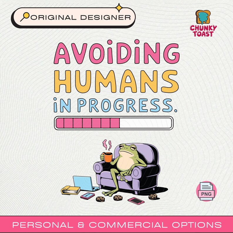 Avoiding Humans in Progress Png | Mental Health Png I Sarcasting Png I ...