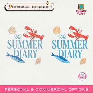 The Summer Diary PNG | Vintage Coastal | Artful Vintage Oceanic ...