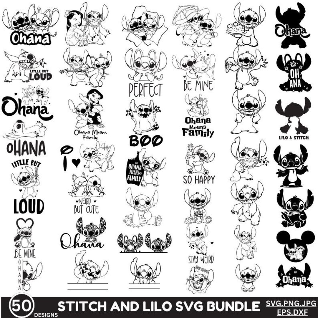 Stitch y Lilo SVG, Angel SVG, Silhouette SVG, Tumbler Svg, Cartoon Svg ...