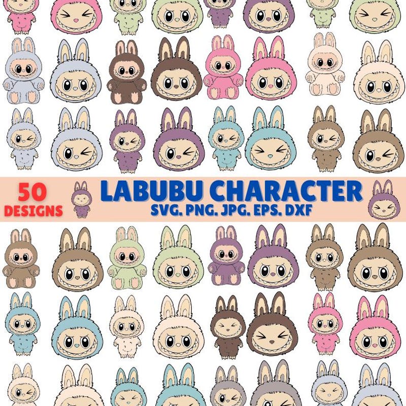 Tie Dye Labubu - Etsy