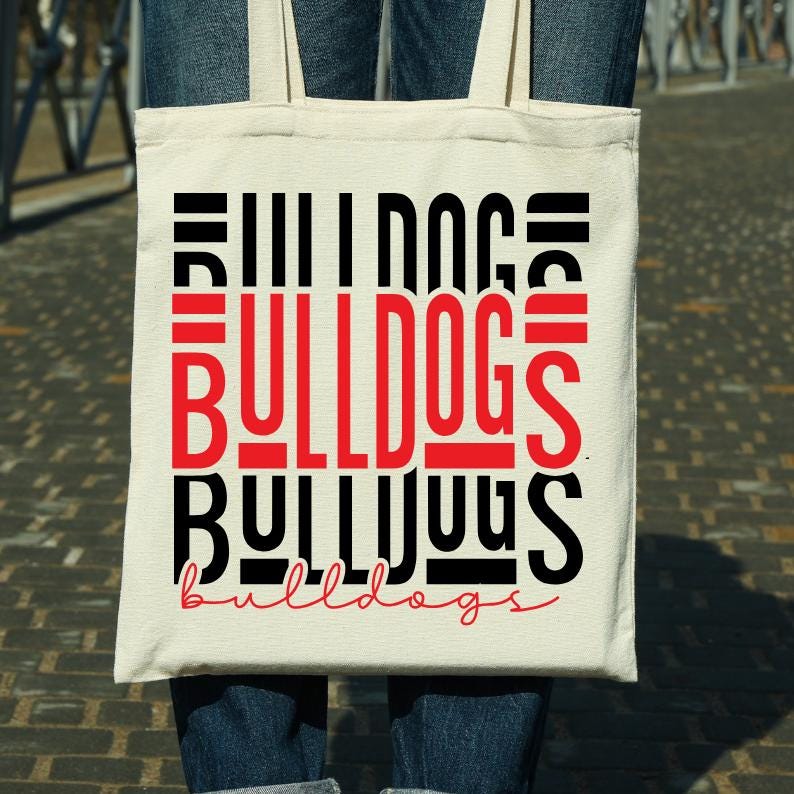 Bulldog SVG Bundle: 50 Mascot Designs for Crafts & Sublimation - Etsy