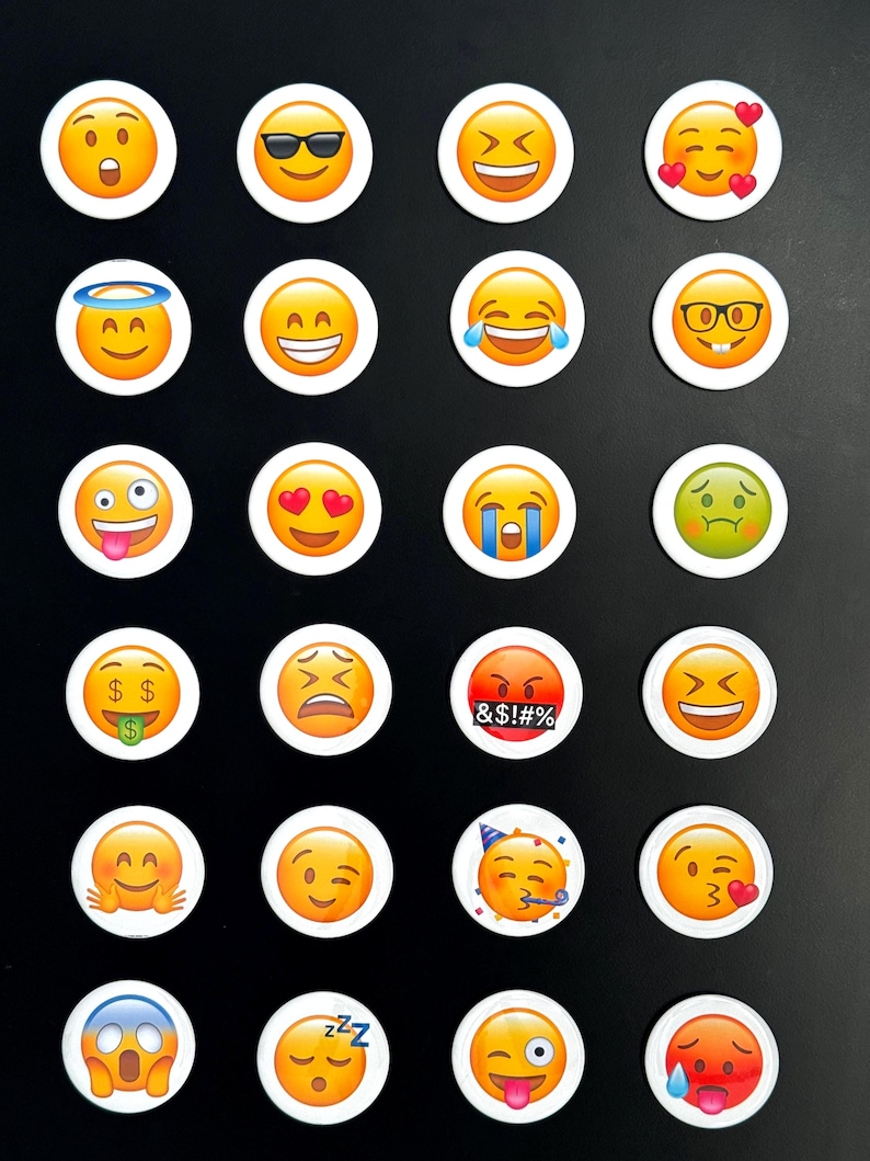 Custom Emoji Magnets – Individually Selectable and Personalized for ...
