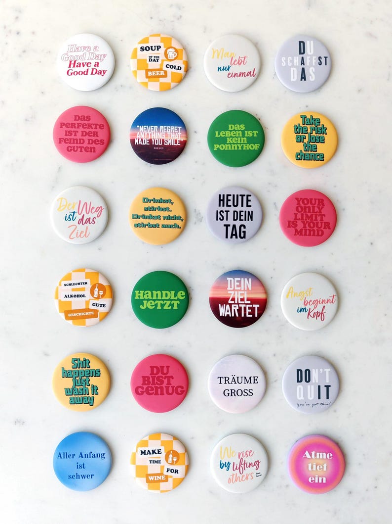 Motif Magnets With Sayings – Matte Quote Magnets | Funny and Inspiring ...