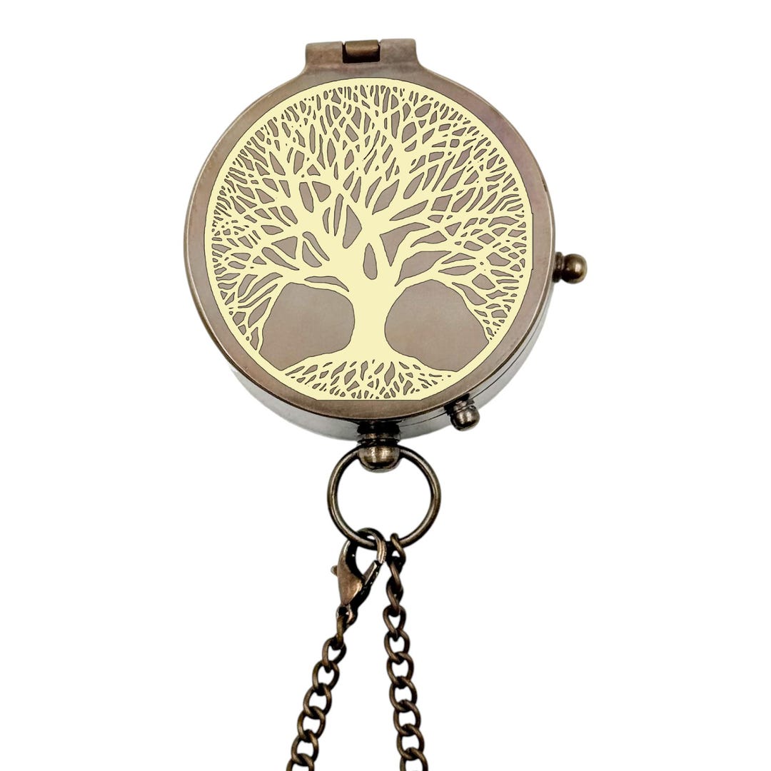 Custom Tree of Life Compass With Personalized Message, Tree of Life ...