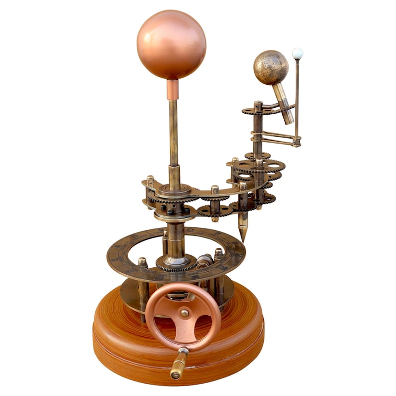 Custom Mechanical Orrery Solar Astronomy System: Unique Planet Model ...