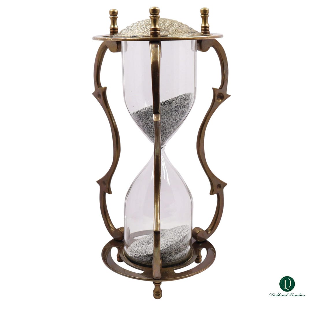 Personalized Sand Timer With Custom Text | Vintage Style 10 Minutes ...