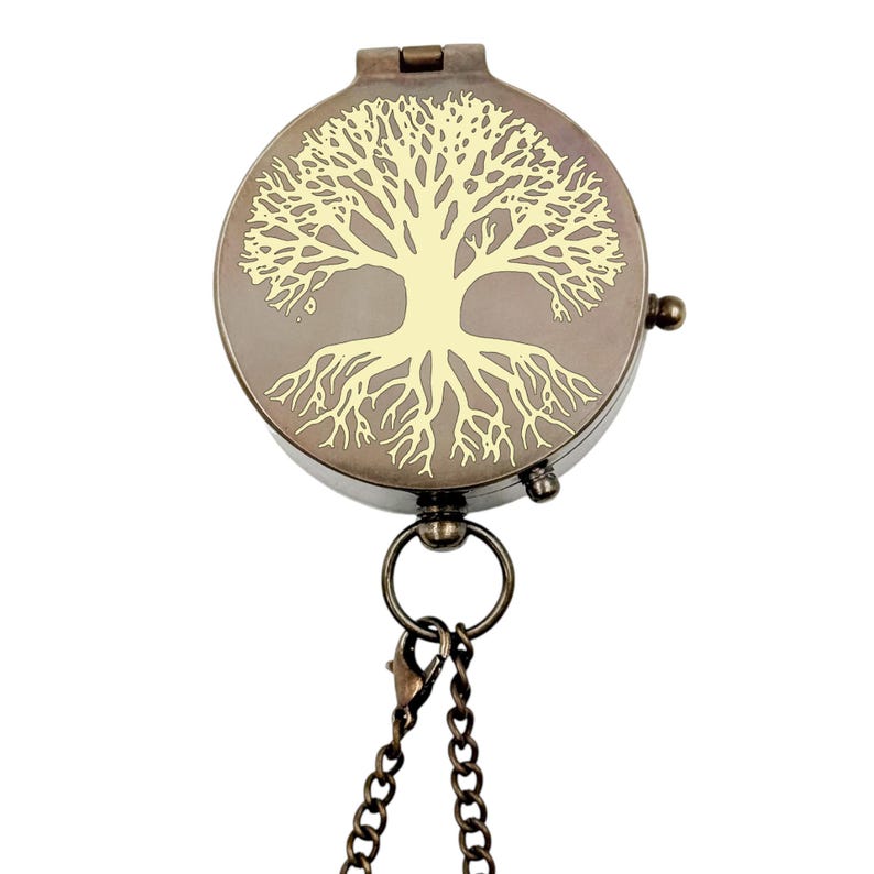 Custom Tree of Life Compass With Personalized Message, Tree of Life ...