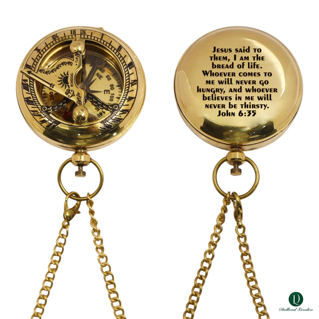 Personalised Compass Gift for Baptism, Christening, First Communion ...