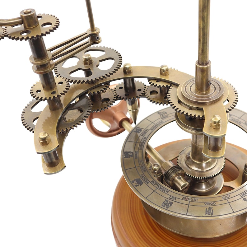 Custom Mechanical Orrery Solar Astronomy System: Unique Planet Model ...