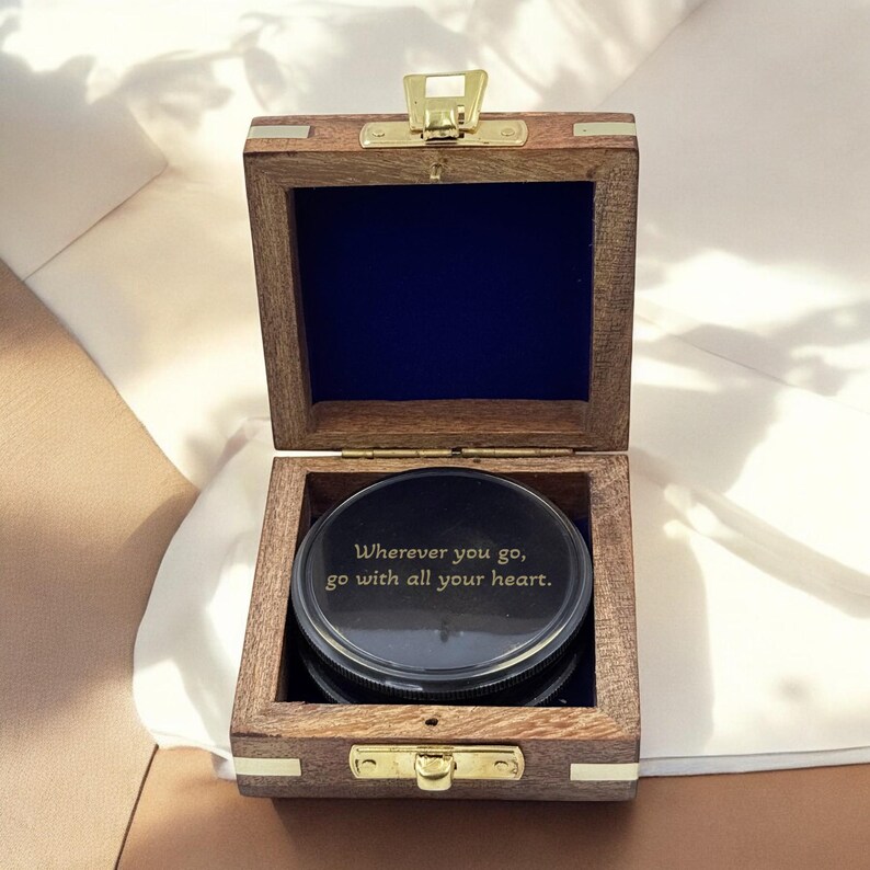 Personalised Graduation Poem Compass Gift: Engraved Gunmetal Compass - Etsy