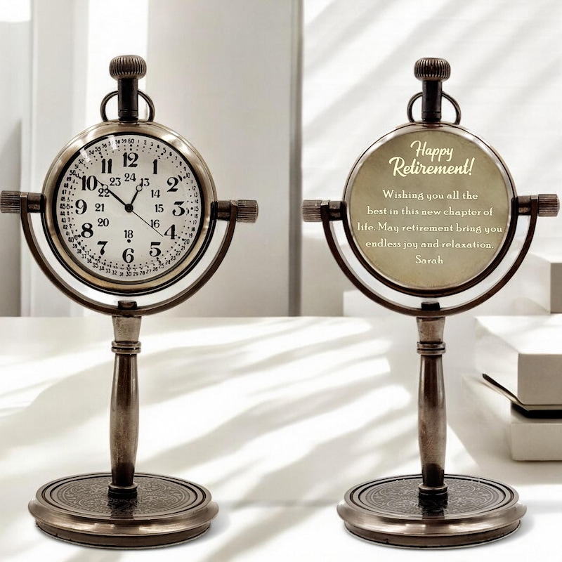 Personalized Desk Clock - Etsy UK