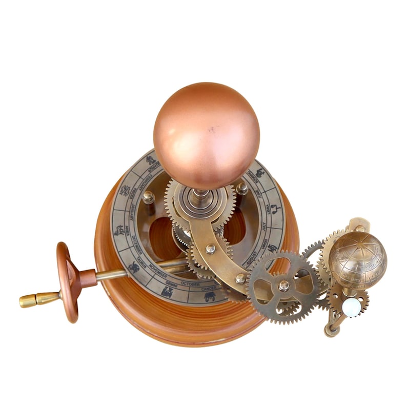 Custom Mechanical Orrery Solar Astronomy System: Unique Planet Model ...