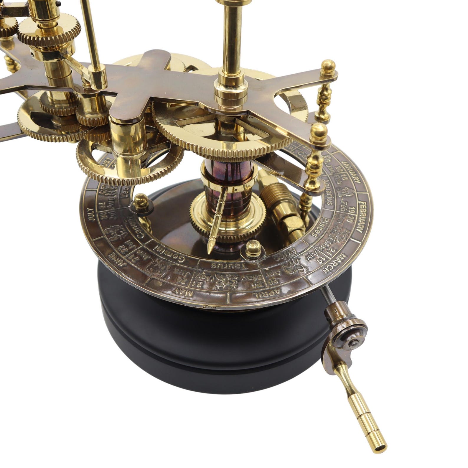Personalised Handmade Orrery Solar System Model: Mechanical Planetarium ...