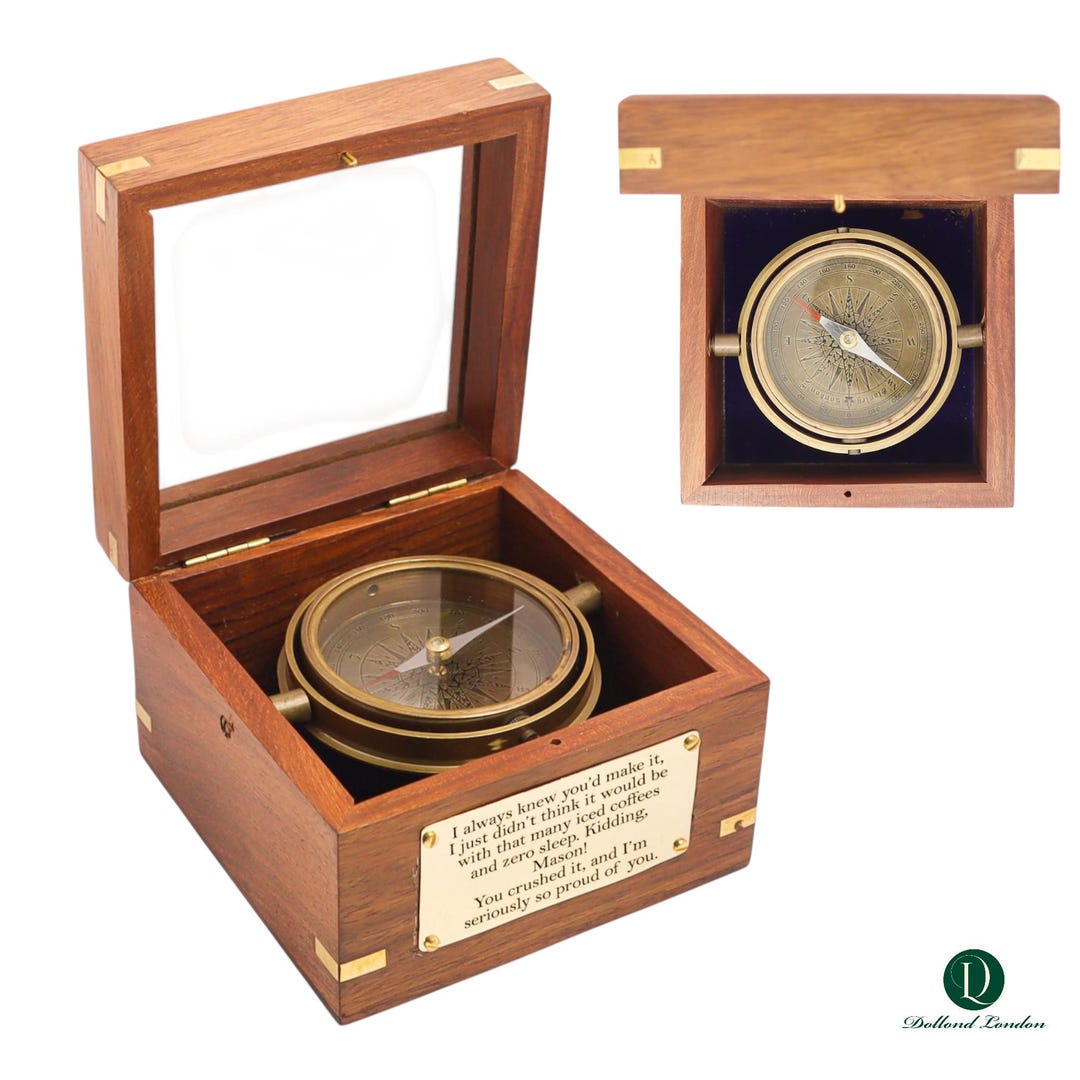 Personalized 2025 Graduation Compass Gift for Son, Daughter,custom ...