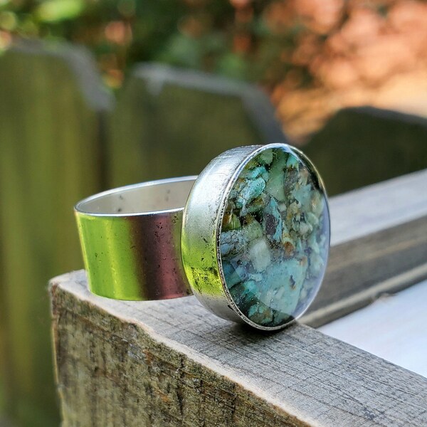 Turquoise Stone Ring - Etsy