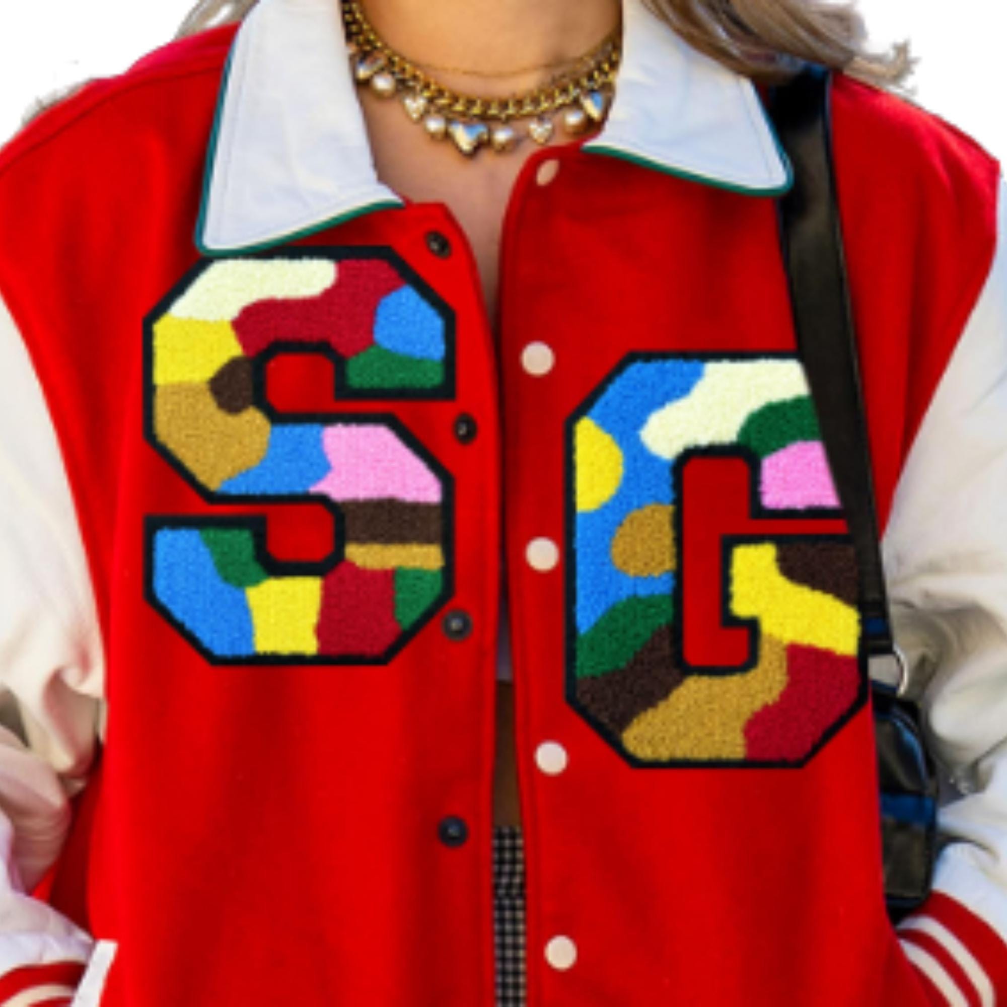 CHENILLE LETTER PATCH | Chenille Logos | Custom Chenille | Varsity ...