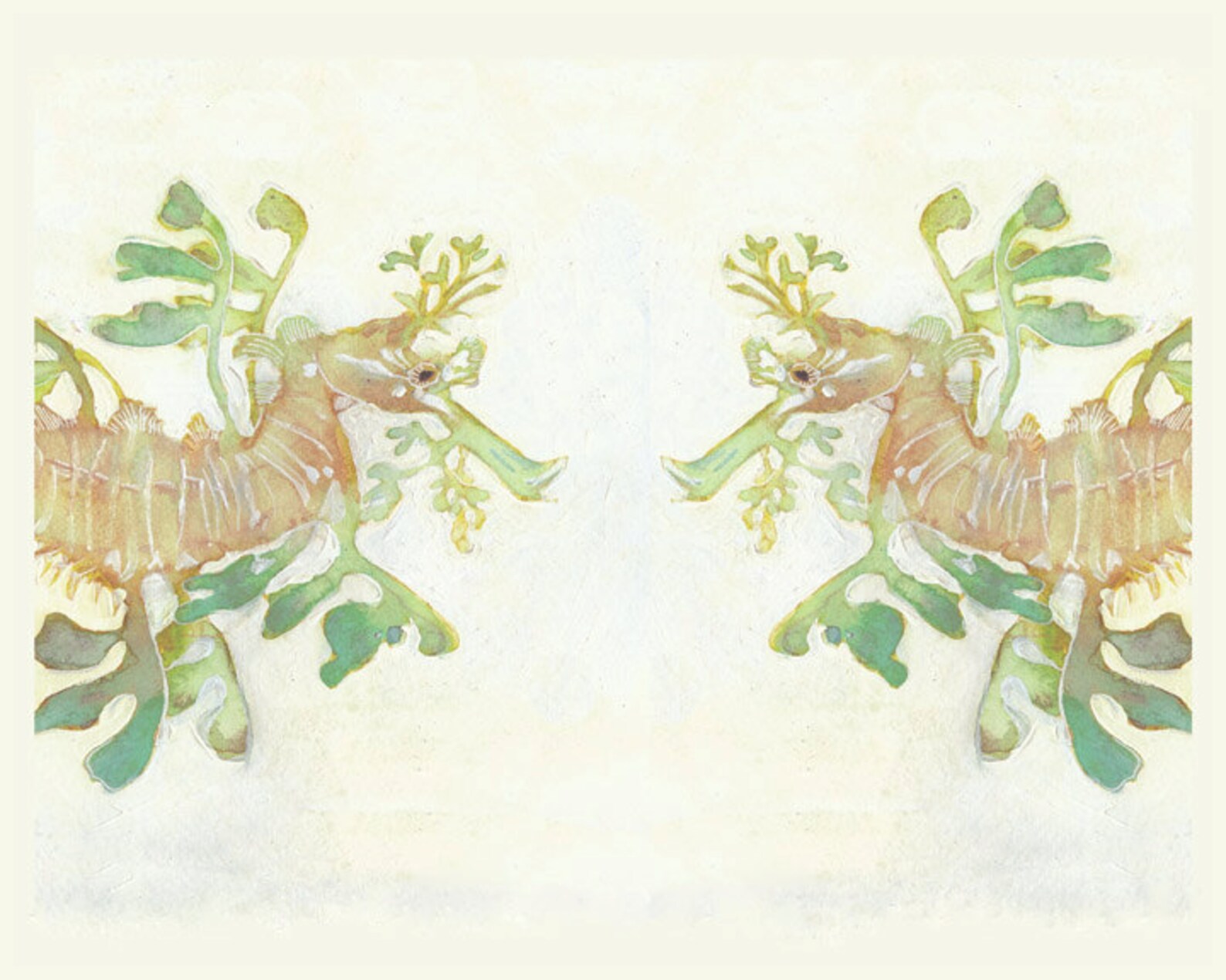 Leafy Sea Dragons Print From My Original Painting - Etsy