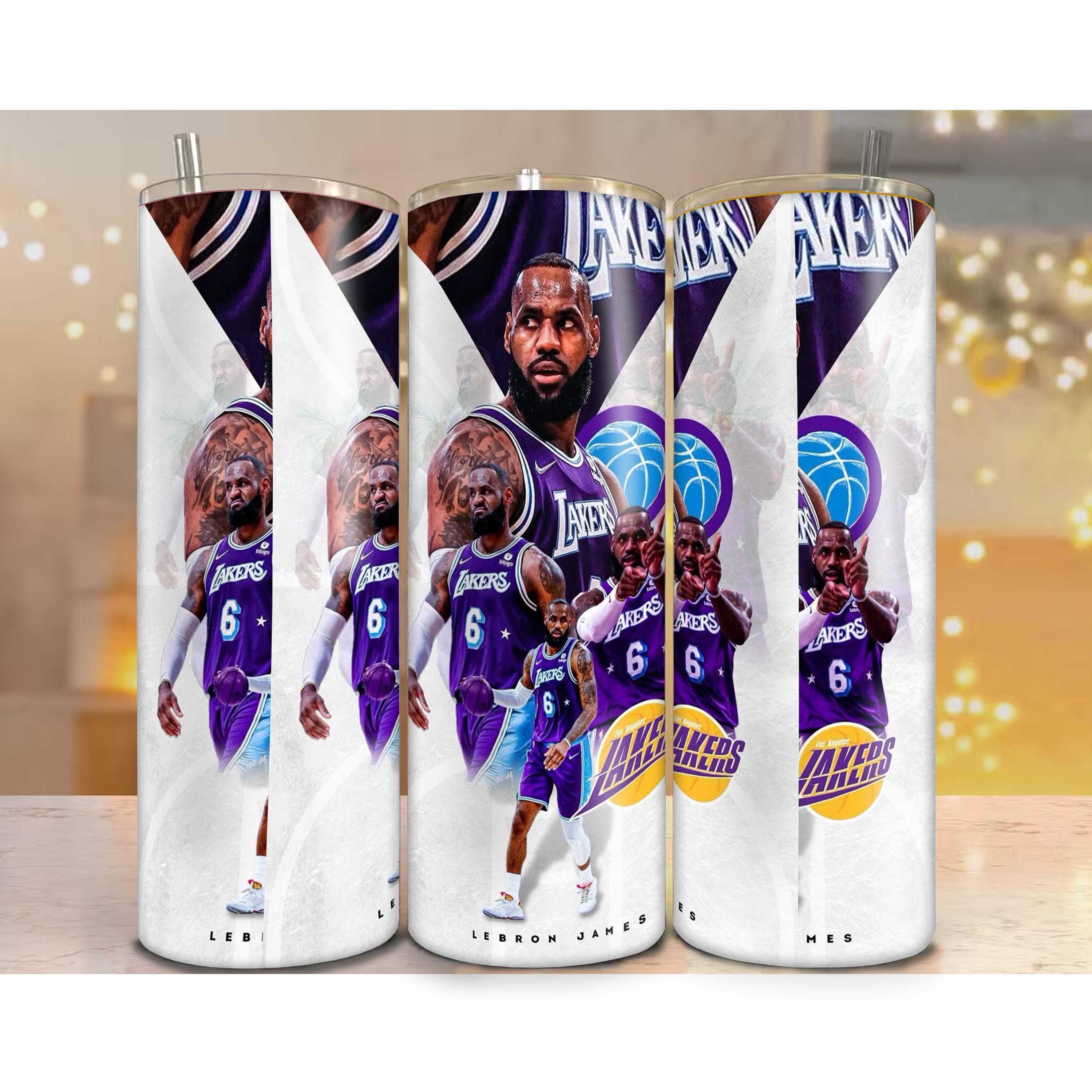 Lebron James Lakers 20oz Sublimation Tumbler Wrap Jpg - Etsy