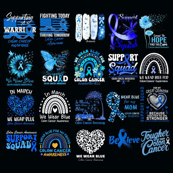 Colon Cancer Ribbons - Etsy